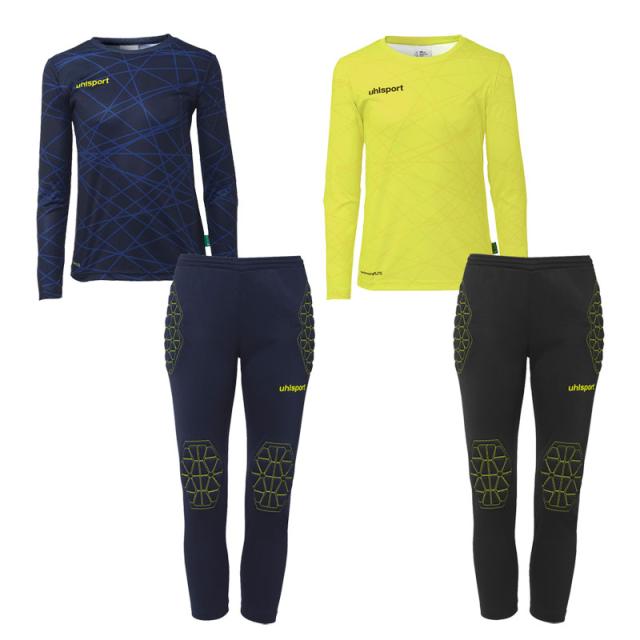 ウールシュポルト ジュニア プレディクション GKセット サッカー キーパー ウェア 上下セット ゴールキーパー 1005293 ※返品・交換・キャンセル不可商品