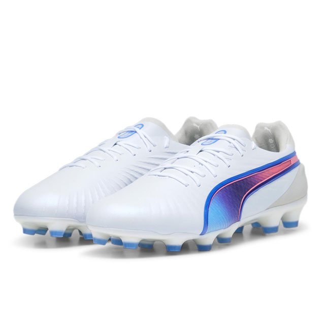 60％OFF！ プーマ サッカースパイク プーマキング アルティメット HG/AG プーマホワイト 土 人工芝 【PUMA2024Q3】 107867-02