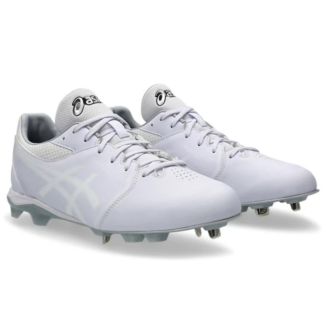 アシックス 埋め込み金具スパイク NEOCONNECT ネオコネクト 白スパ 白スパイク 野球スパイク 学生 一般 大人 1123A054-110