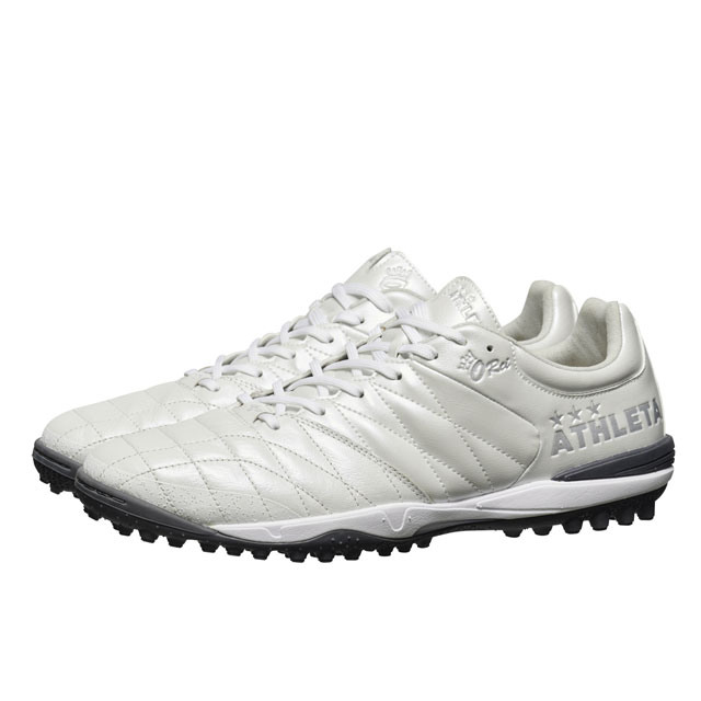 アスレタ サッカー フットサル トレーニングシューズ O-Rei Treinamento A005 パールホワイト シルバー 天然皮革 トレシュー 土 人工芝 12007-1868