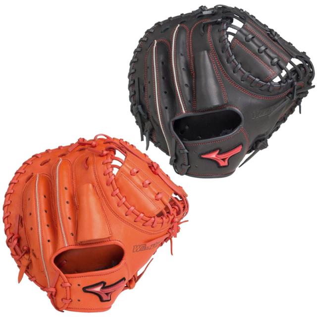 ミズノ 軟式グラブ キャッチャーミット WILL DRIVE RED 野球 グローブ 一般 大人 【軟式捕手用／B-D型】 1AJCR30600