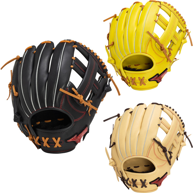 ミズノ 限定 軟式グラブ 軟式用 WILLDRIVE RED AXI 軟式オールラウンド用：サイズ9 野球 グローブ 一般 大人 1AJGR14200