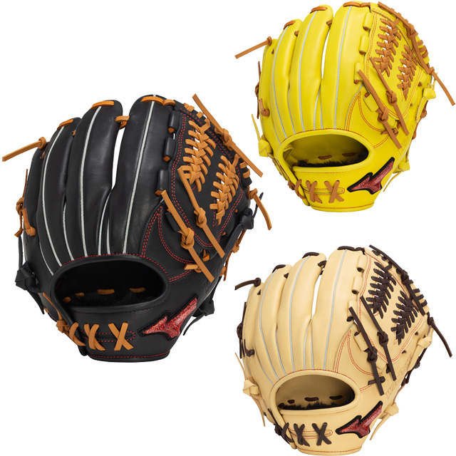 ミズノ 限定 軟式グラブ 軟式用 WILLDRIVE RED AXI 軟式内野手用：サイズ9 野球 グローブ 一般 大人 1AJGR14213