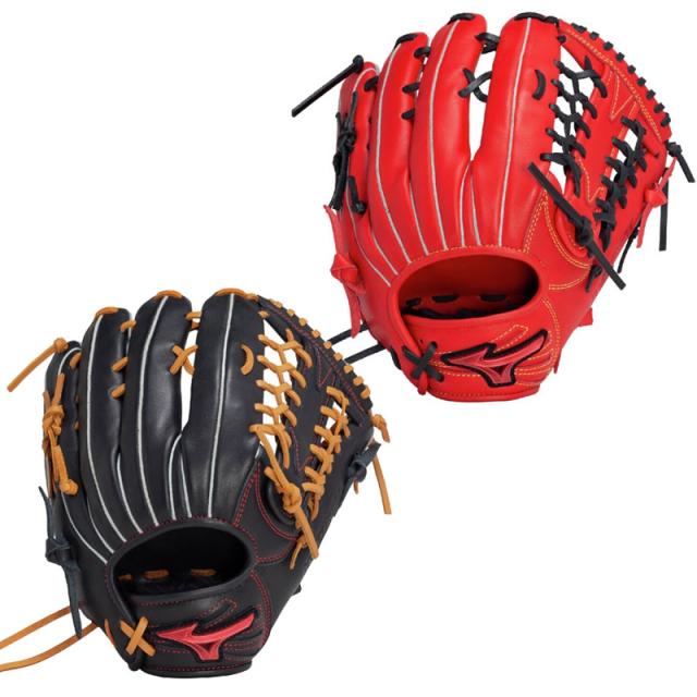 ミズノ ソフトボールグラブ WILLDRIVE RED IBE 25SS グローブ 一般 大人 【ソフト外野手向け／サイズ13】 1AJGS32407