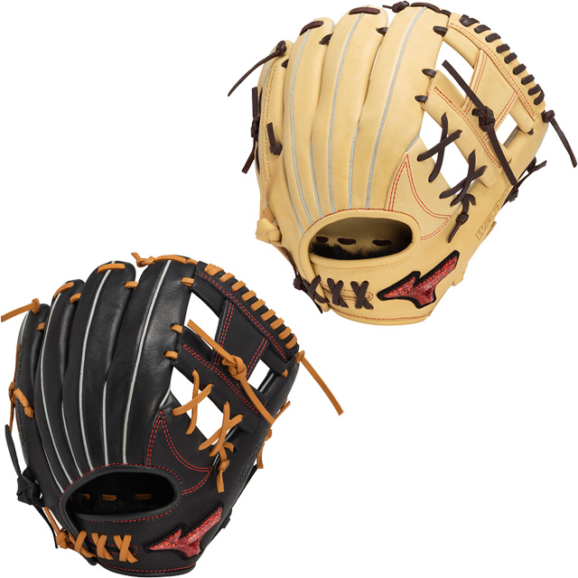 ミズノ 限定 野球 少年軟式グラブ WILLDRIVE RED AXI 少年軟式オールラウンド用：サイズM グローブ ジュニア キッズ 小学生 子供 1AJGY31530