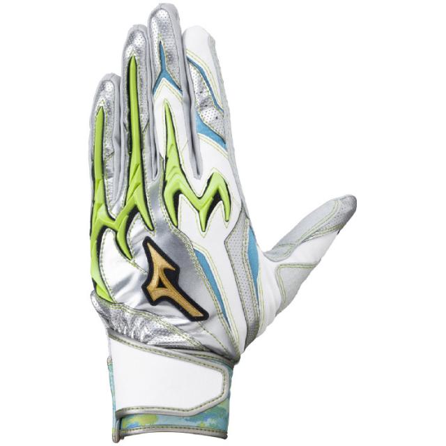 ミズノ 限定 バッティンググローブ シリコンパワーアーク DI 両手用 ミズノプロ バッティンググラブ 野球 一般 大人 1EJEA54837