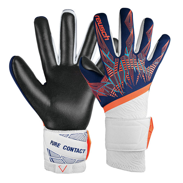 ロイシュ サッカー キーパーグローブ ピュアコンタクト ゴールド プレミアムブルー ゴールキーパー用品 【reusch】 5470100-4848 ※返品・交換・キャンセル不可商品