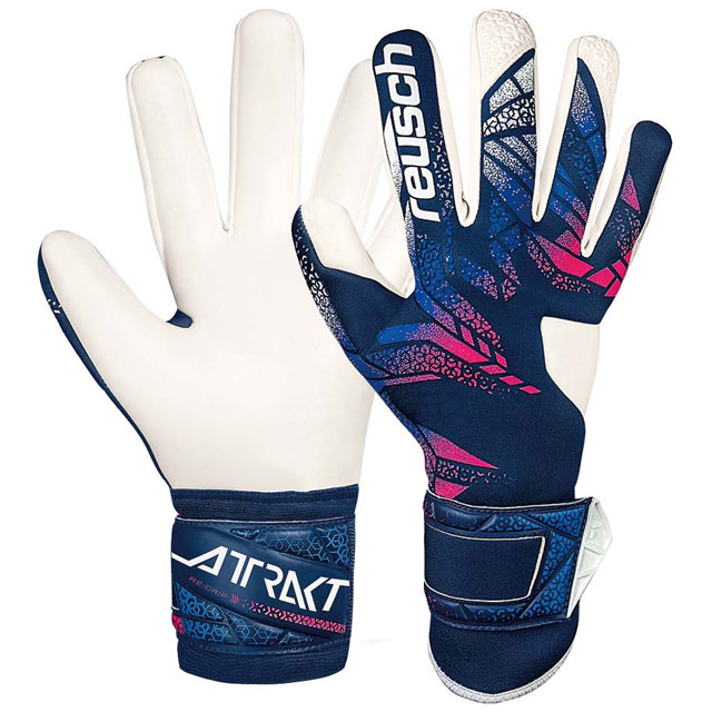 ロイシュ サッカー キーパーグローブ アトラクト リグリップ RE:GRIP ブルー ゴールキーパー用品 reusch 5560545-4310