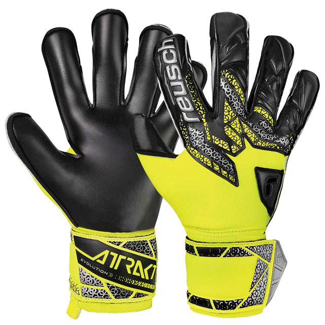 ロイシュ サッカー キーパーグローブ アトラクト ゴールド エボリューション セイフティイエロー ゴールキーパー用品 reusch 5570164-2025