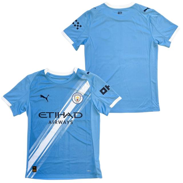 プーマ サッカー レプリカウェア マンチェスター シティー MCFC 25-26 ホーム レプリカ ユニフォーム ブルー 半袖  （PUMA2025SS）  780338-01