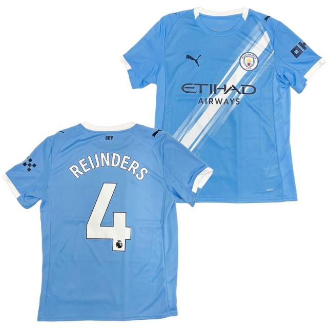 プーマ マンチェスター シティー MCFC 25-26 ホーム レプリカ ユニフォーム #4 ラインデルス サッカー レプリカウェア ネーム入り 780338-NUMBER-4