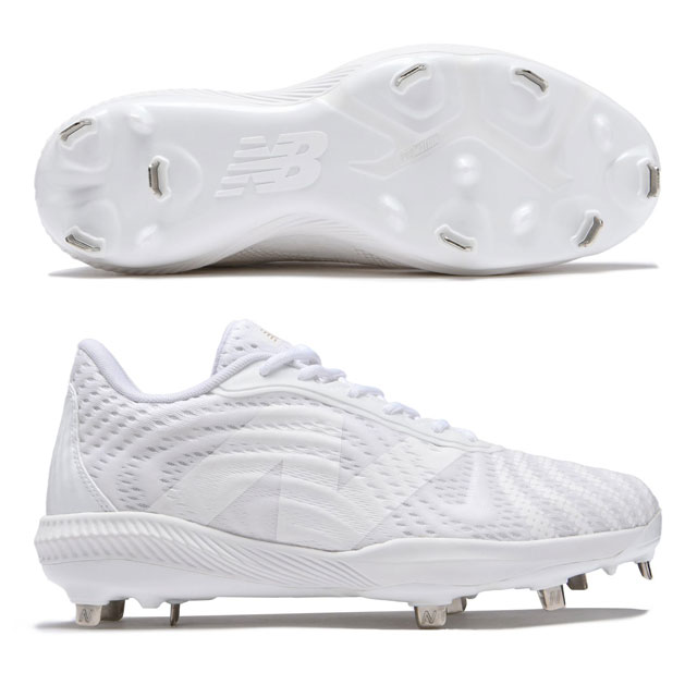 30％OFF ニューバランス 野球スパイク 埋め込み金具スパイク FuelCell フューセル X 4040 v7 l 2E 白スパ 白スパイク ホワイト 野球 一般 大人 AB4040W7 ※Pカバー取付不可