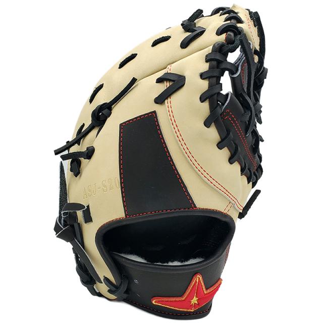 ALL-STAR/オールスター ソフトボールグラブ 女子キャッチャーミット 小型 グローブ 一般 女子捕手用 ソフト捕手用 ASJ-S20-BLK/CAM