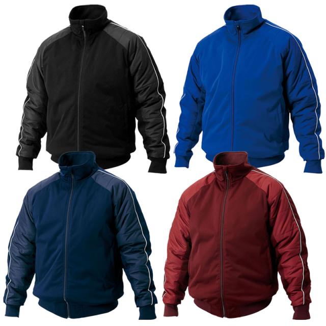 ゼット ZETT グラウンドコート 防風 保温 トレーニングウェア 秋冬 長袖 野球 グランドコート 移動着 部活 チーム 一般 大人 BOG480A