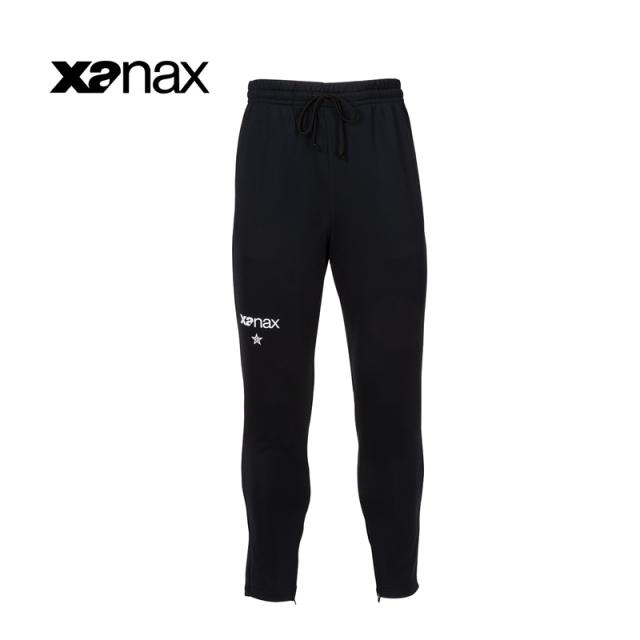 ザナックス スムースジャージパンツ Designed by Lill 1 STAR パンツ ロングパンツ ジャージ ブラック 野球 ベースボール ソフトボート BW25JP