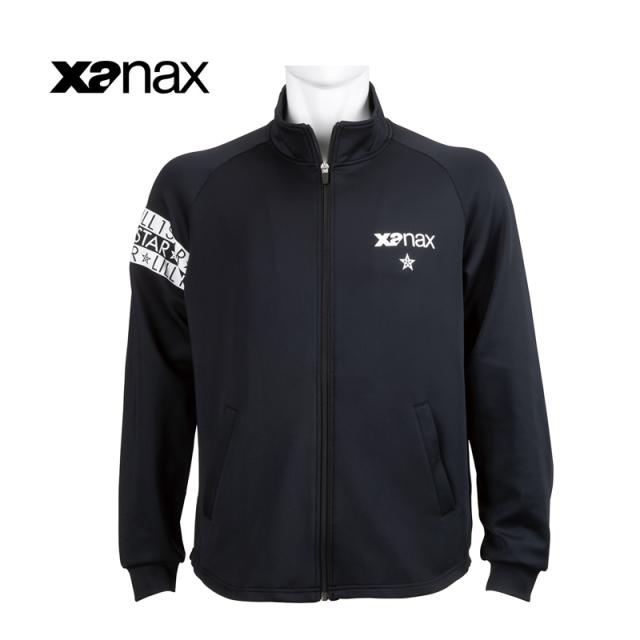 ザナックス スムースジャージジャケット Designed by Lill 1 STAR ウォームアップ ジャケット フルジップ スタンドカラー ジャージ BW25TJ