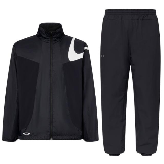 オークリー ウィンドジャケット＆パンツ 上下セット Enhance Wind Warm ブラック 防風 保温 野球 一般 大人 OAKLEY2025FW FOA408210-FOA408294