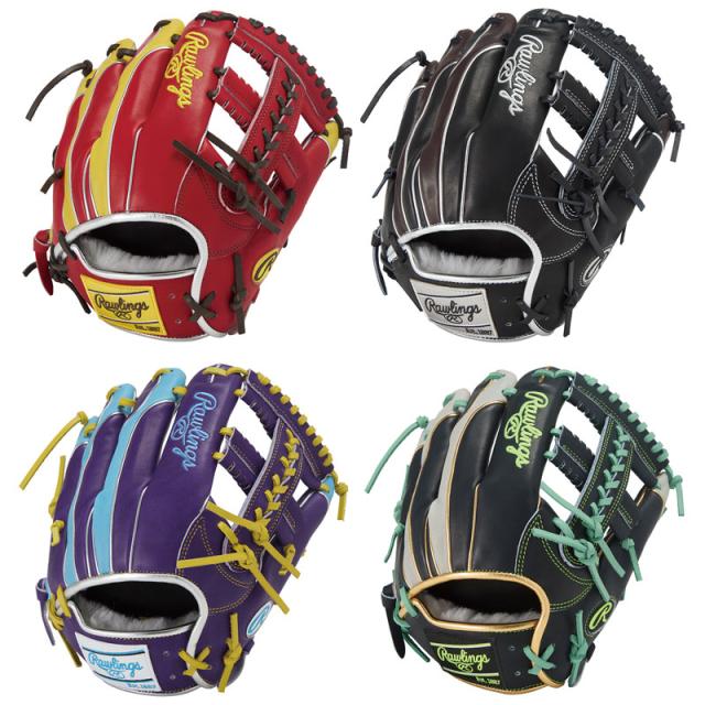 ローリングス 軟式グラブ HOH PRO EXCEL Wizard #02 COLORS Rawlings2025FW 野球 グローブ 一般 大人 【軟式内野手用／サイズ11.5】 GR5FHW2CCK4MG
