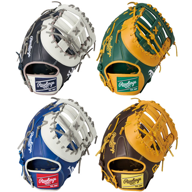 ローリングス 軟式グラブ ファーストミット HYPER TECH MLB TEAM Rawlings2025SS 野球 グローブ 一般 大人 【軟式一塁手用／サイズ11.75】 GR5HTMM53