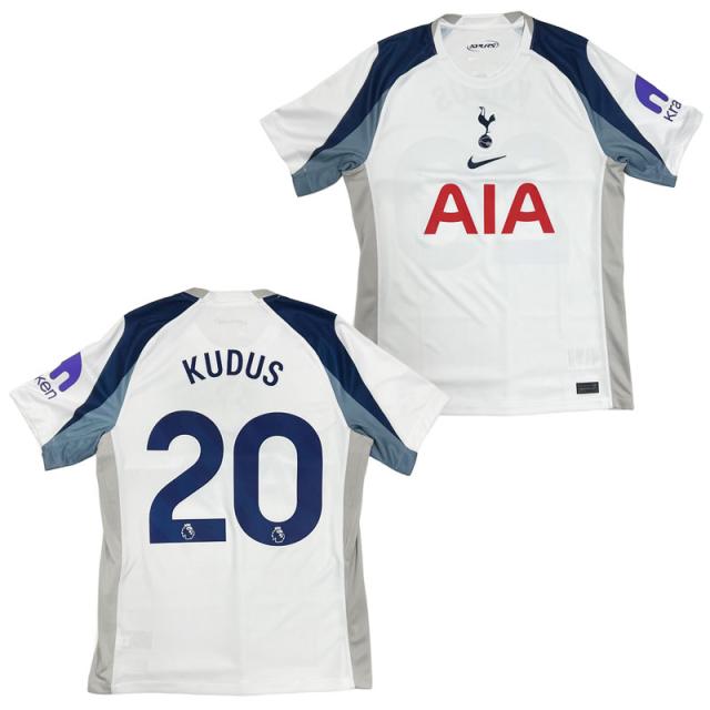ナイキ トッテナム ホットスパー 25-26 スタジアム ホーム #20 モハメド・クドゥス ネーム入り マーキング ユニフォーム レプリカ HJ4598-NUMBER-20