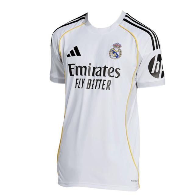 アディダス サッカー レプリカウェア レアル・マドリード 25-26 ホーム レプリカユニフォーム ホワイト （adidas2025AW） KRN60-JJ1931