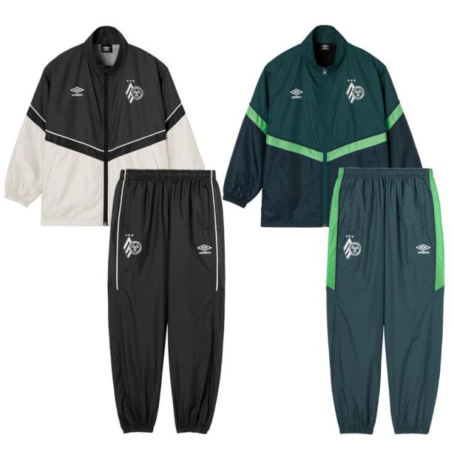 アンブロ THE THIRD by UMBRO ジュニア ウィンド ジャケット ロングパンツ サッカー フットサル トレーニングウェア 上下セット セットアップ UF5FWB40J-UF5FPZ40J