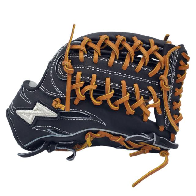 ノーリミット 硬式グラブ Nolimit Act+2シリーズ 湯もみ加工済み 野球 グローブ 一般 大人 【硬式外野手用／サイズ32cm】 YUI-02-KAKO-BLKTN