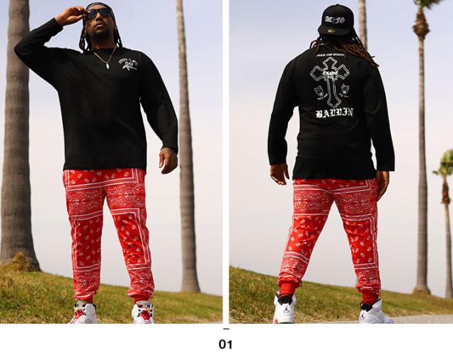 ACE FLAG 上下セット 長袖 ブランド Tシャツ ロンT ロングパンツ