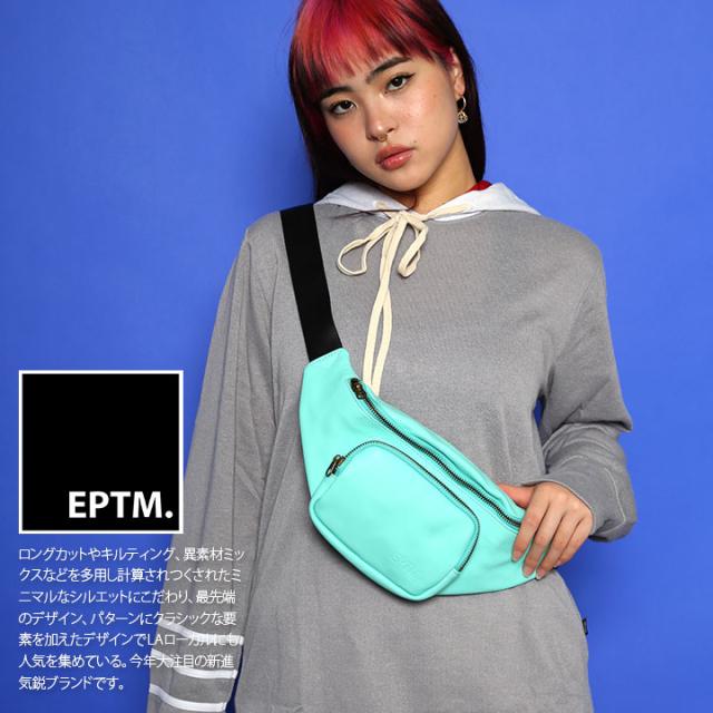 バッグ EPTM メンズ レディース スマホショルダー 全3色 エピトミ BAG ウエストポーチ ウエストバッグ ヒップバッグ ウエストバック ボディバッグ バック レザー b系 ヒップホップ ストリート系 ハイ ブランド EP8179