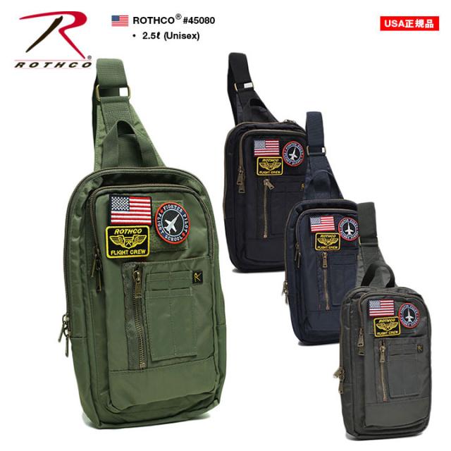 ROTHCO ボディバッグ 斜め掛け メンズ レディース オリーブ 黒 紺 グレー ロスコ ワンショルダー BAG バッグ 斜めがけ ミニ 小型 ワンショルダーバッグ 軽量 旅行 MA-1 ナイロン スマホショルダー ショルダーバッグ アーミー ミリタリー ブランド 新作 45080