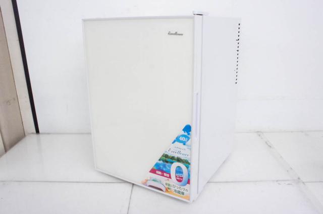 【中古】三ツ星貿易 寝室用 40L 1ドア冷蔵庫 Excellenceエクセレンス ペルチェ式 客室用 ML-40G ホワイト