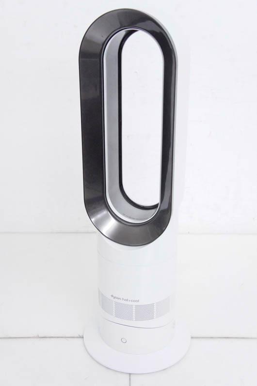 【中古】【リモコン無し】ダイソンDyson Hot+Coolホットアンドクール ファンヒーター エアマルチプライアー AM09WN ホワイト/ニッケル 扇風機