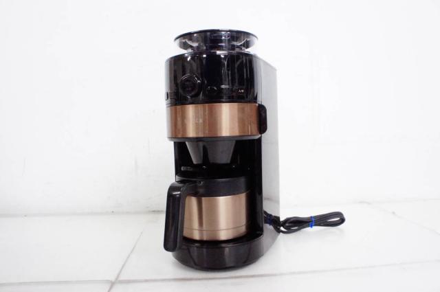 【中古】sirocaシロカ コーン式全自動コーヒーメーカー SC-C123 カッパーブラウン