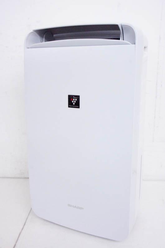 【中古】SHARPシャープ 冷風・衣類乾燥除湿機 コンパクトクール CM-J100-W プラズマクラスター搭載