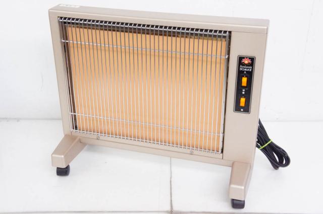 【中古】遠赤外線暖房器 サンルミエキュート E800LS パールゴールド 遠赤外線ストーブ パネルヒーター 暖房器具