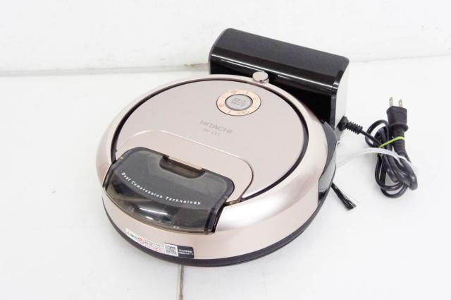 【中古】日立 ロボットクリーナー minimaru ミニマル RV-EX1 充電式掃除機