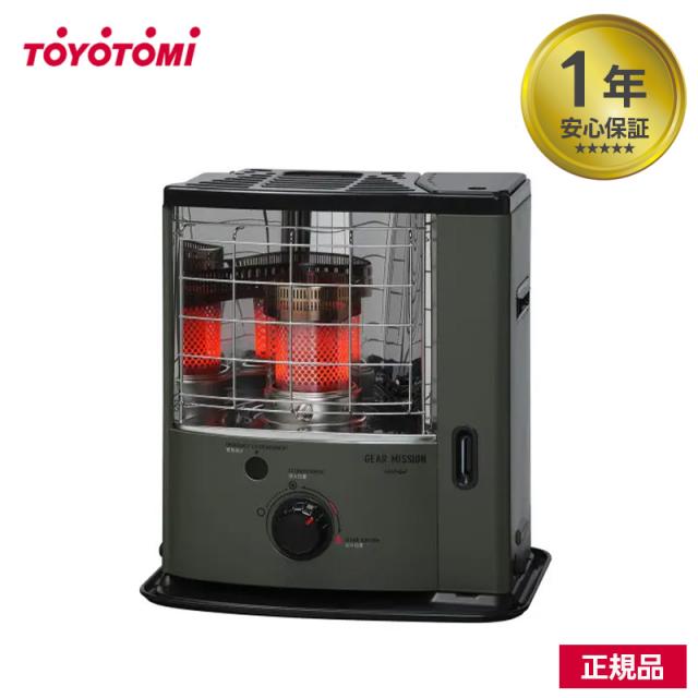 トヨトミ 石油ストーブ GEAR MISSION RS-GE23 大火力 おしゃれ 対流型 電子点火 ギアシリーズ 電源不要 キャンプ アウトドア 災害時 灯油 暖房 レトロ TOYOTOMI