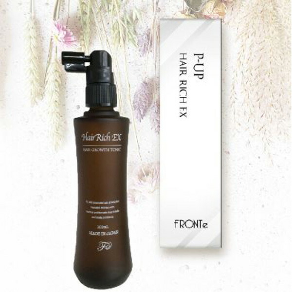 フロンテ 薬用育毛剤 P-UP  ピーアップ  ヘアーリッチEX 100ml  医薬部外品  男女両用  天然ハーブ