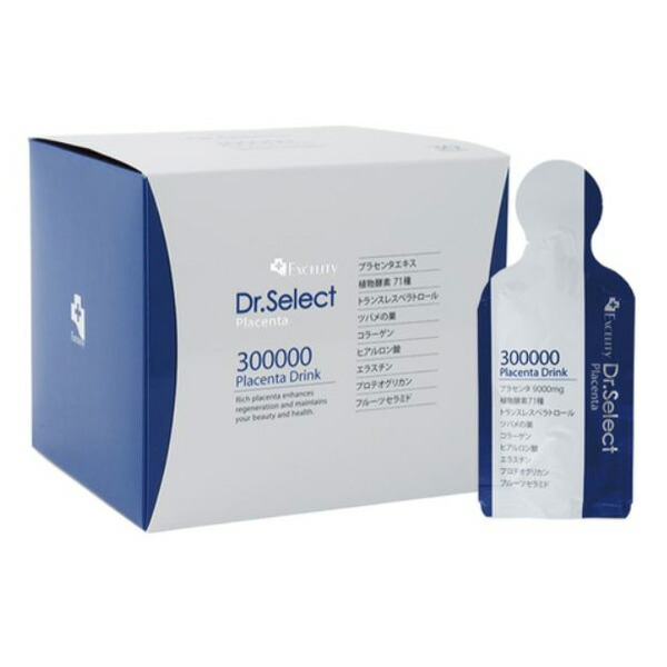 Dr.Select  ドクターセレクト  EXCELITY Dr.Select Placenta  エクセリティ 300000 プラセンタ ドリンク スマートパック 30包入（450g）