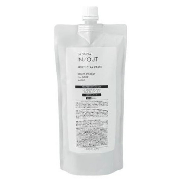 La Sincia ラシンシア  IN/OUT   マルチクレイペースト 660g  業務用  パック  マスク  スキンケア  天然クレイ  くすみ  毛穴  皮脂