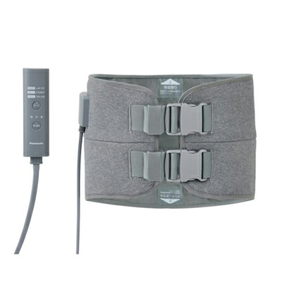 パナソニック　エアーマッサージャー　骨盤おしりリフレ　EW-RA170-H　ライトグレー　引き締め　骨盤サポーター　マッサージ