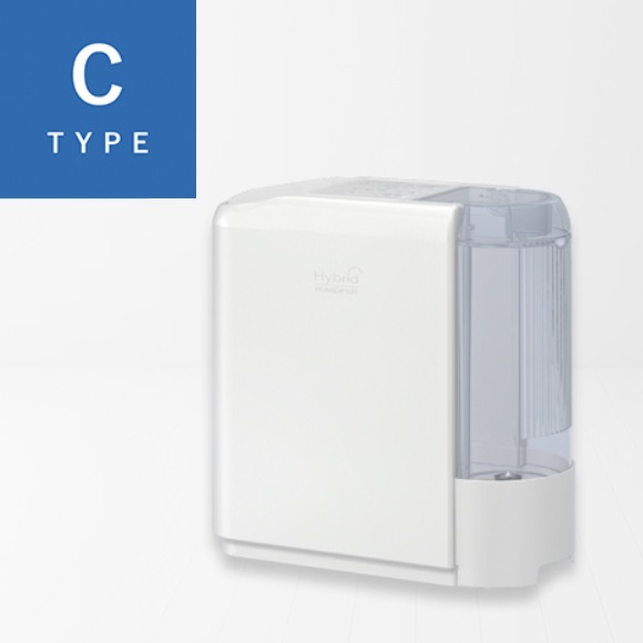 【2025年モデル】HD-C300H-W ダイニチ ハイブリッド式加湿器 選べる湿度設定 静音 Cタイプ 木造5畳 プレハブ8畳 2.5Lタンク Dainichi ホワイト