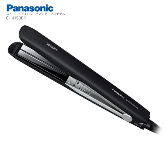 パナソニック ストレートアイロン ナノケア プロモデル EH-HS0EK【ふんわりカール カールアイロン 2way 巻き髪 ヘアアイロン】