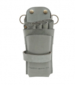 【ベルトB】カオティックシザーケース 801N (4丁用) グレー【受注生産のため返品・交換・キャンセルはお受けできません】