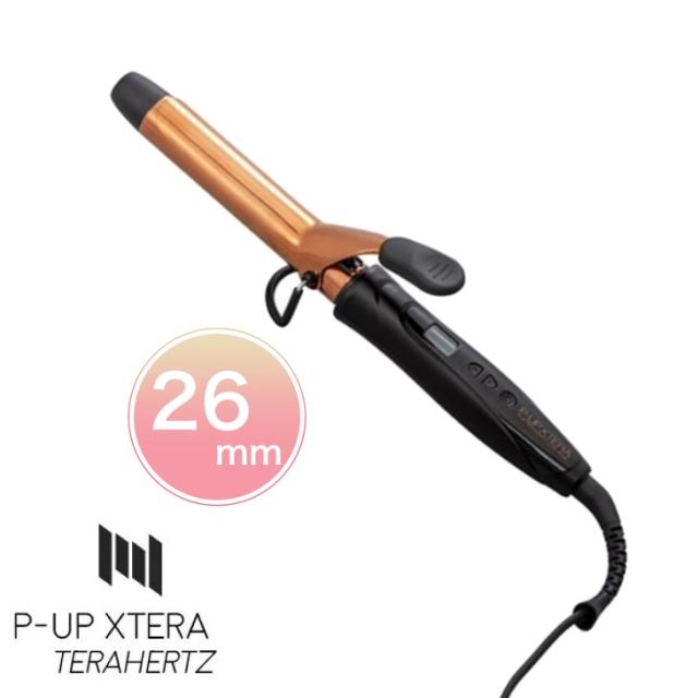 カールアイロン P-UP エクステラ テラヘルツカールアイロン 26mm (サロン プロ用 美髪 うる艶 新素材 潤い サラサラ)