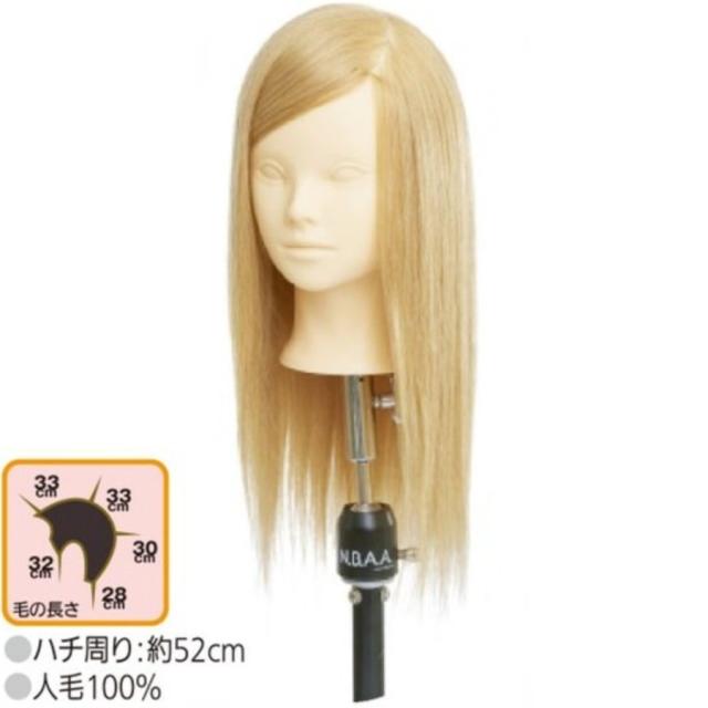 カットウィッグ N.B.A.A. カッティングウィッグ ロゼ (美容師 スタイリスト サロン カット パーマ ヘアカラー セット 編み込み アップ 練習)