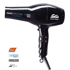 solis(ソリス) 442 スイス パーフェクション ドライヤー【ブラック】＜マイナスイオン＞