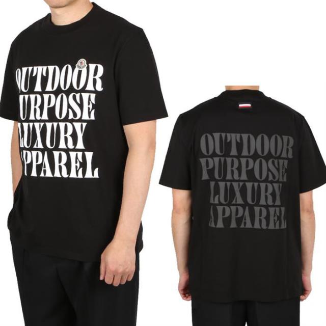 送料無料 199 MONCLER モンクレール 8C00039 829H8 ブラック Tシャツ カットソー 半袖