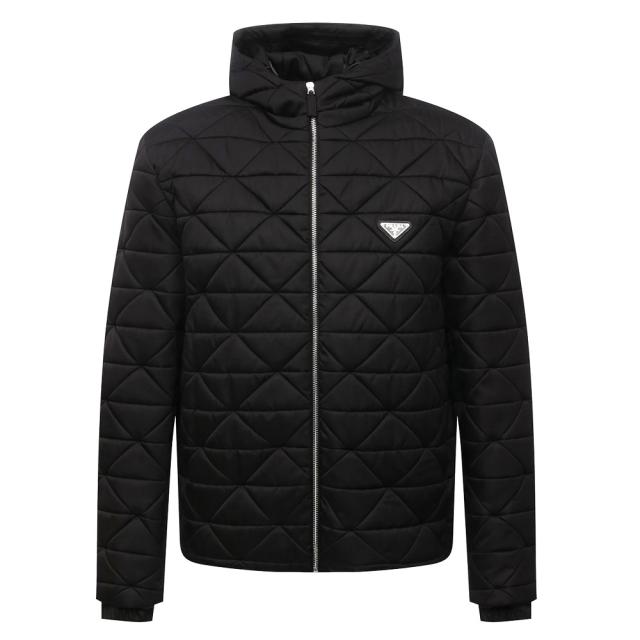 送料無料 2 PRADA プラダ SGB805 1WQ8 ブラック ブルゾン ジャケット ナイロン