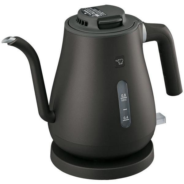 電気ケトル ケトル 800ml 象印 電気ケトル セピアブラック CK-LA08-BZ 象印 CKLA08 ckla08 ケトル つる口 コーヒー 安全 人気 黒 ドリップ 送料無料